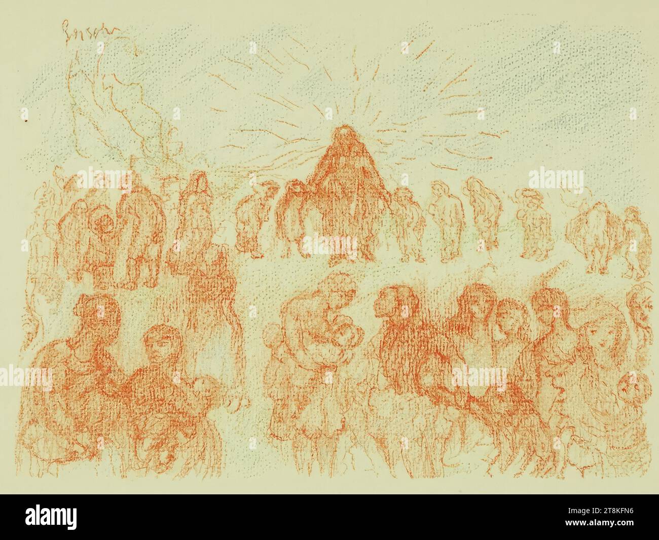 Scènes de la vie du Christ; Laissez venir à moi les petits enfants ...