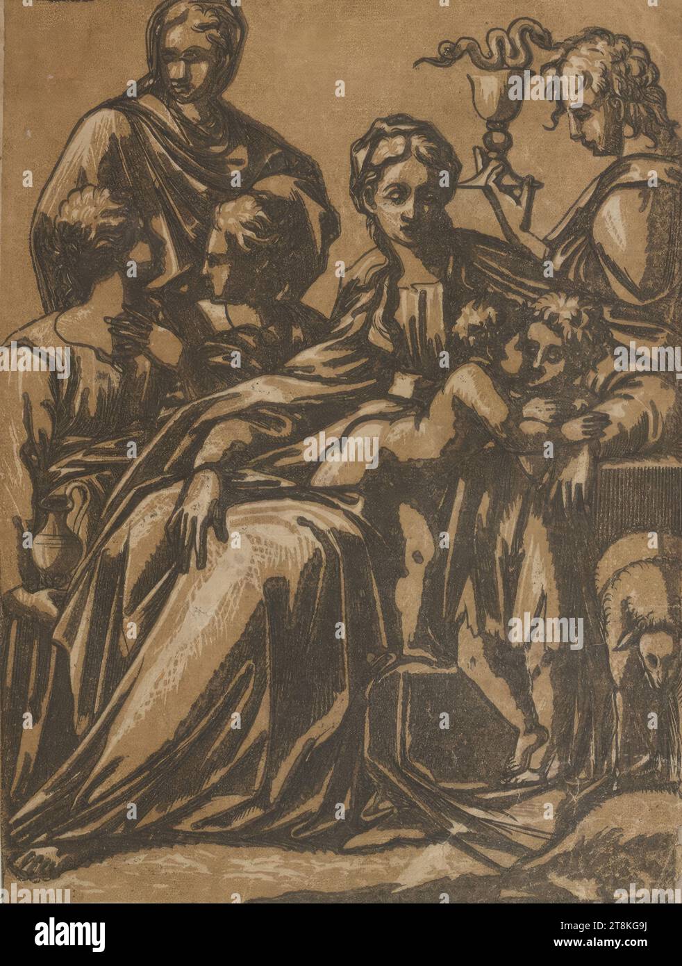 The Mother of God with the Christ child and saints, Monogrammist NDB ...