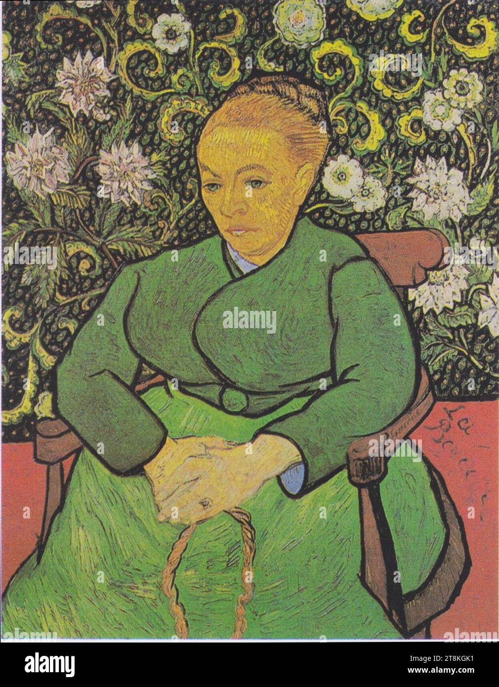 Van Gogh - La Berceuse (Augustine Roulin)1 Stock Photo - Alamy