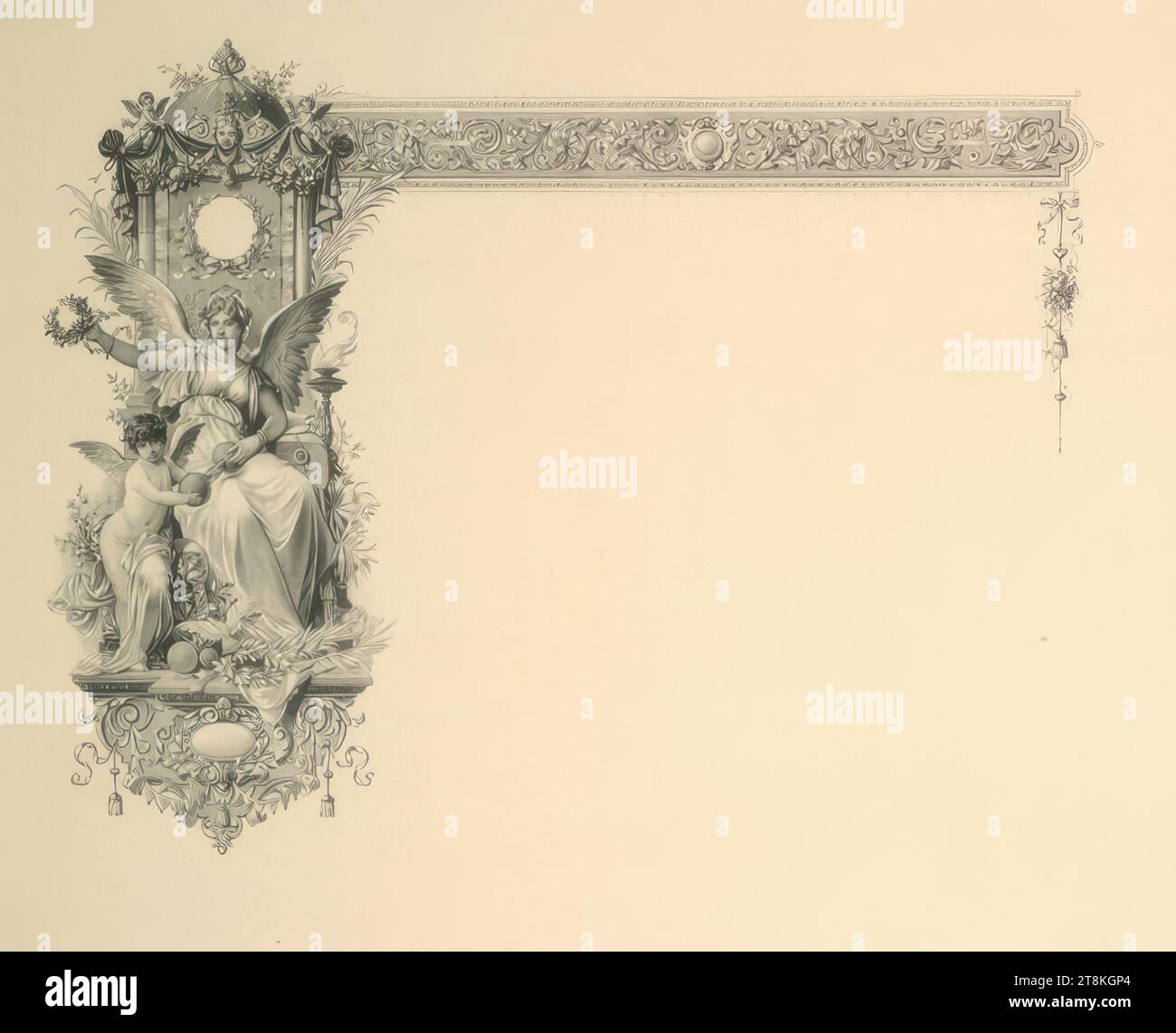 Diploma, Rudolf Rössler, Gablonz a.d. Neiße 1864 - 1934 Vienna, around ...