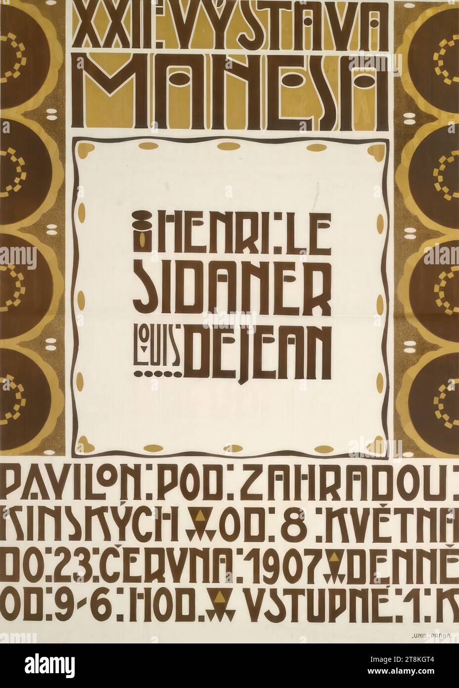 XXII. VÝSTAVA MANESA; 1907, Rudolf Rössler, Gablonz a.d. Neiße 1864 ...