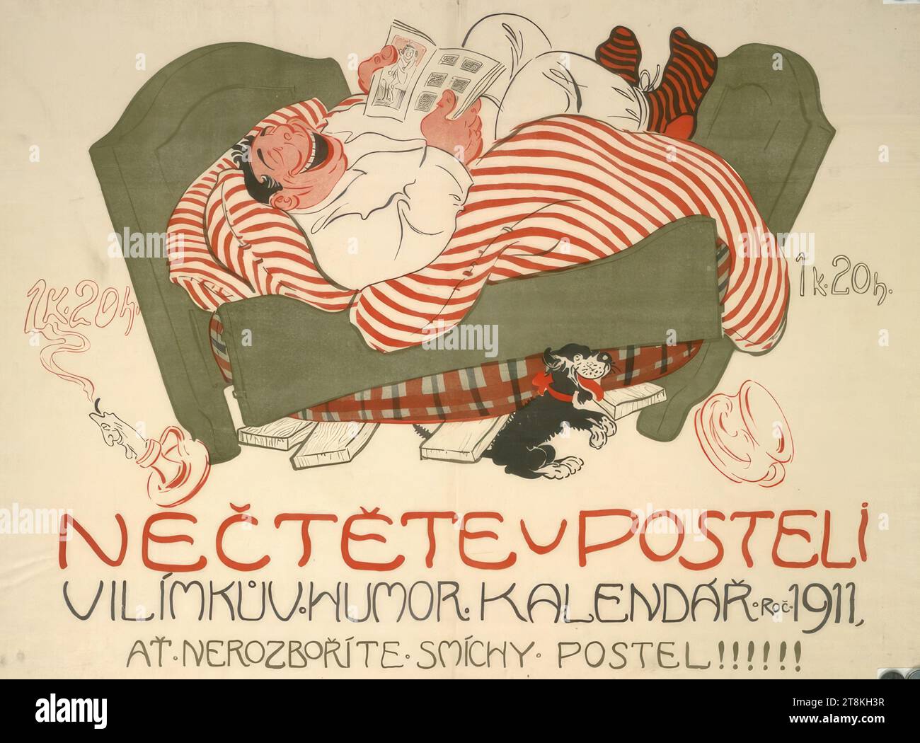 NECTETE V POSTELI; 1911, Karel Stroff, Czech Republic, 1881 - 1929 ...