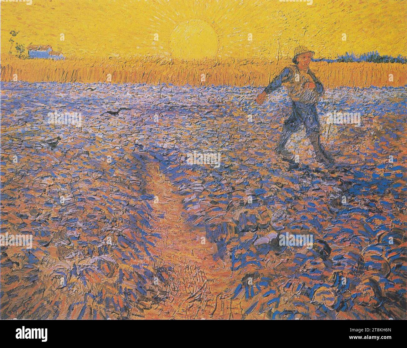 Van Gogh - Sämann bei untergehender Sonne Stock Photo - Alamy