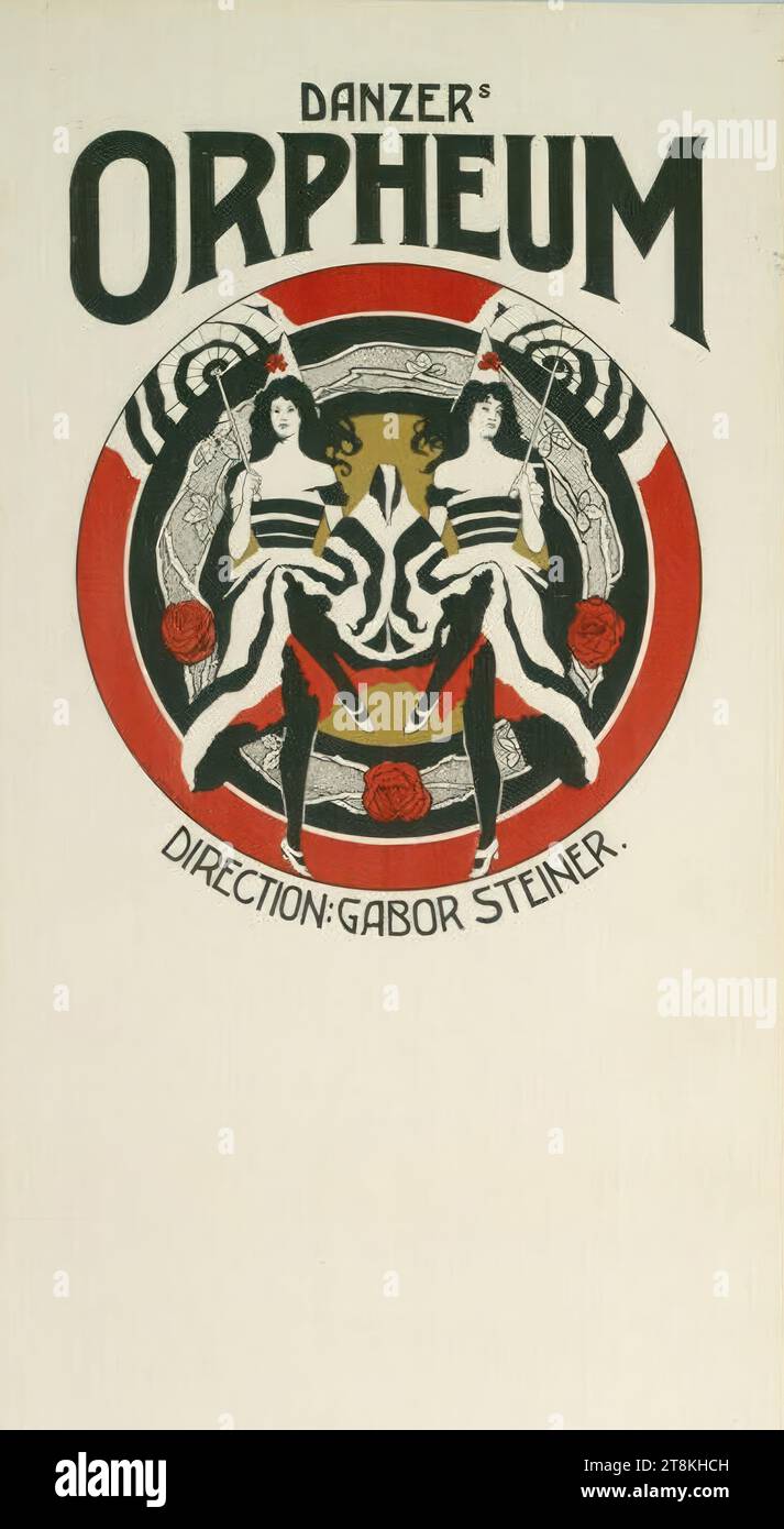 DANZERS ORPHEUM, blank poster, Anonymous, around 1900, print, color ...