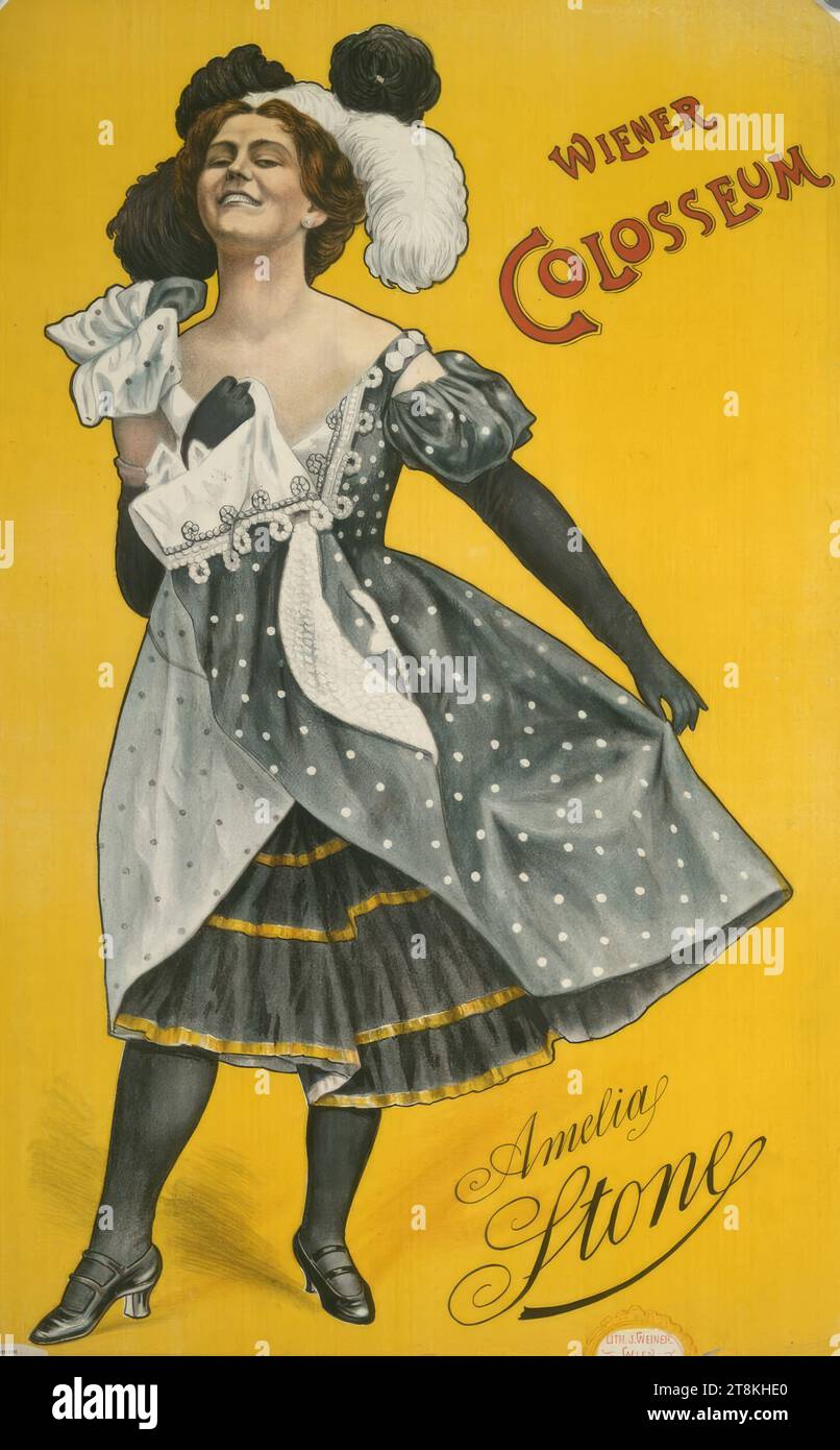 VIENNA COLOSSEUM; Amelia Stone, Anonymous, around 1900, print, color ...