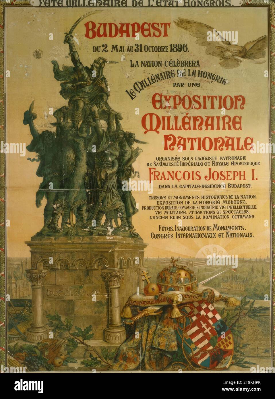 EXPOSITION MILLÉNAIRE NATIONALE, BUDAPEST, 1896, Károly Gerster ...
