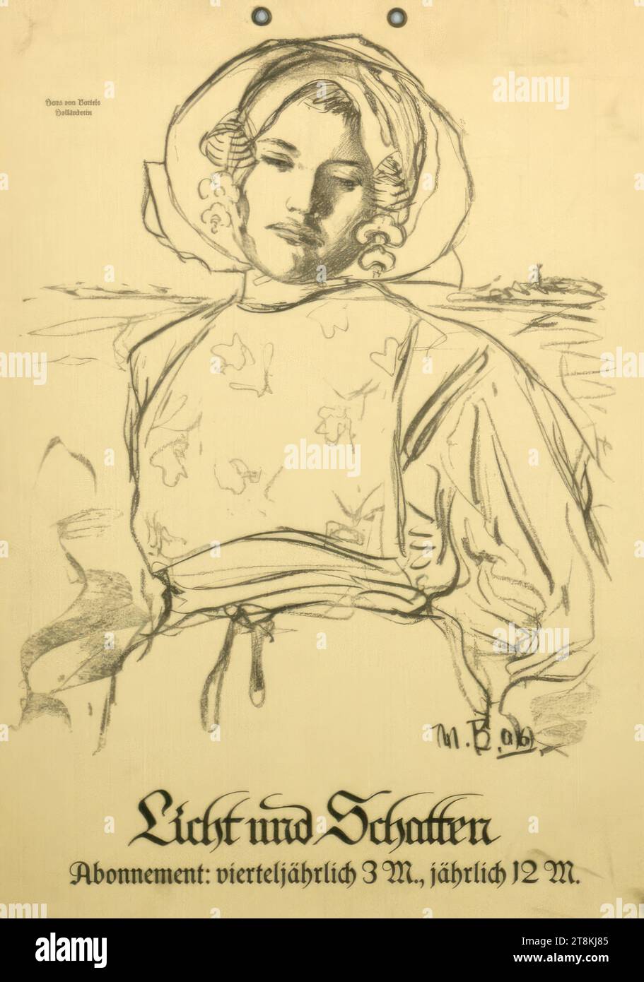 light and shadow; Subscription, Hans von Bartels, Hamburg 1856 - 1913 ...