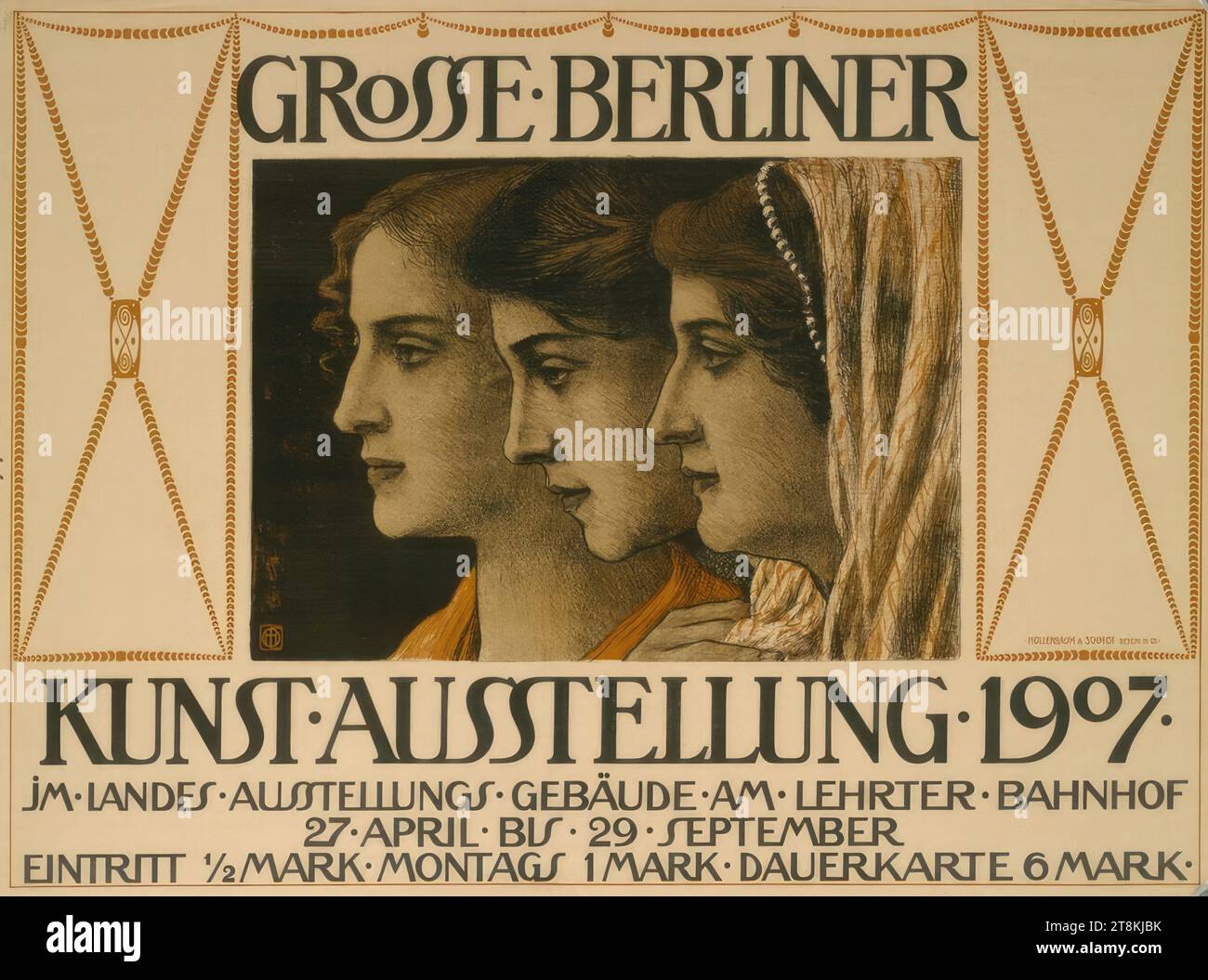 GREAT BERLIN ART EXHIBITION 1907, Otto Heinrich Engel, Erbach 1866 ...