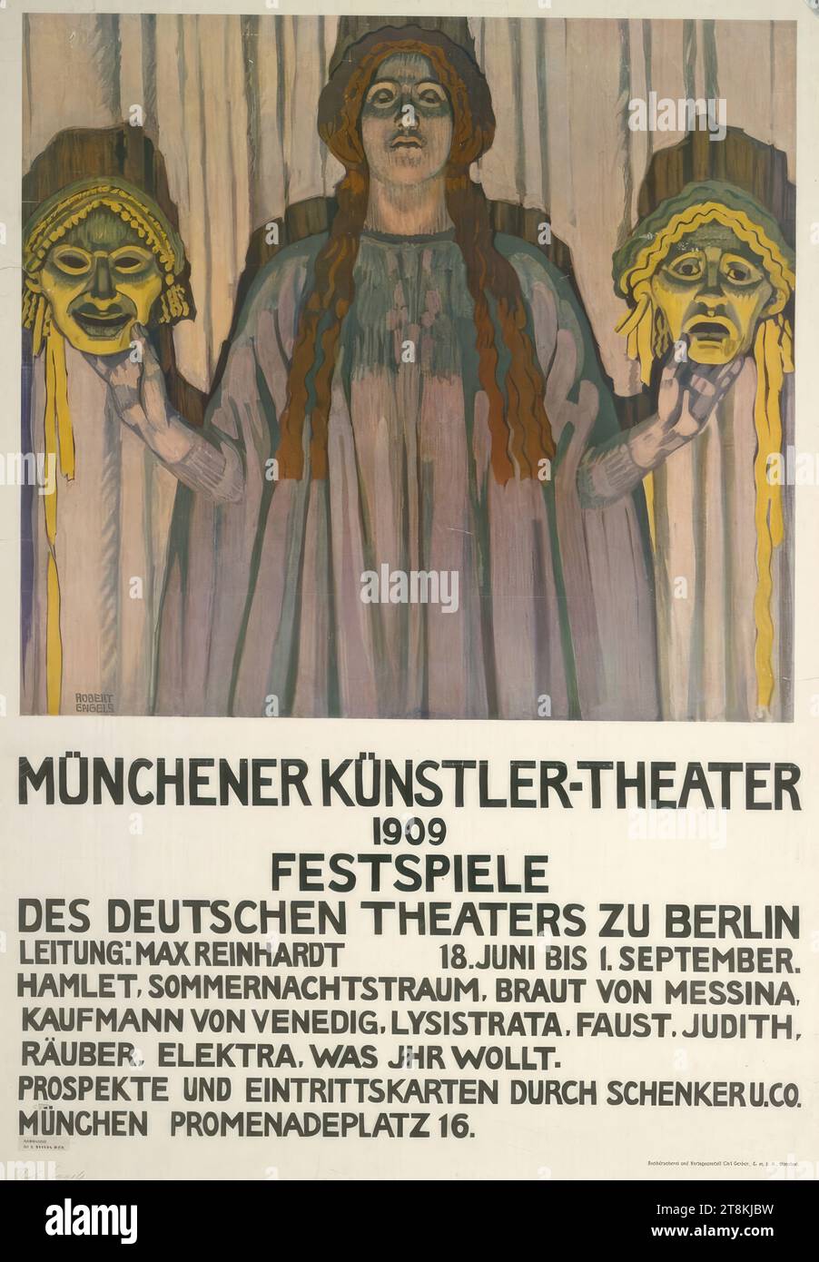 MUNICH ARTIST THEATER 1909; FESTIVAL OF THE GERMAN THEATER IN BERLIN ...