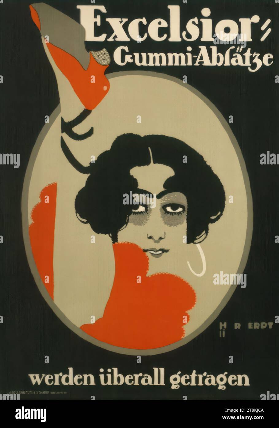 Excelsior rubber heels, Hans Rudi Erdt, Germany, 1883 - 1918, 1911 ...