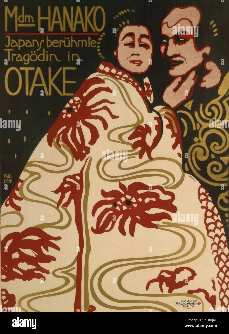 Mdm HANAKO; Japan's famous tragedian in OTAKE, Paul Leni, Stuttgart 1885 - 1929 Hollywood ...