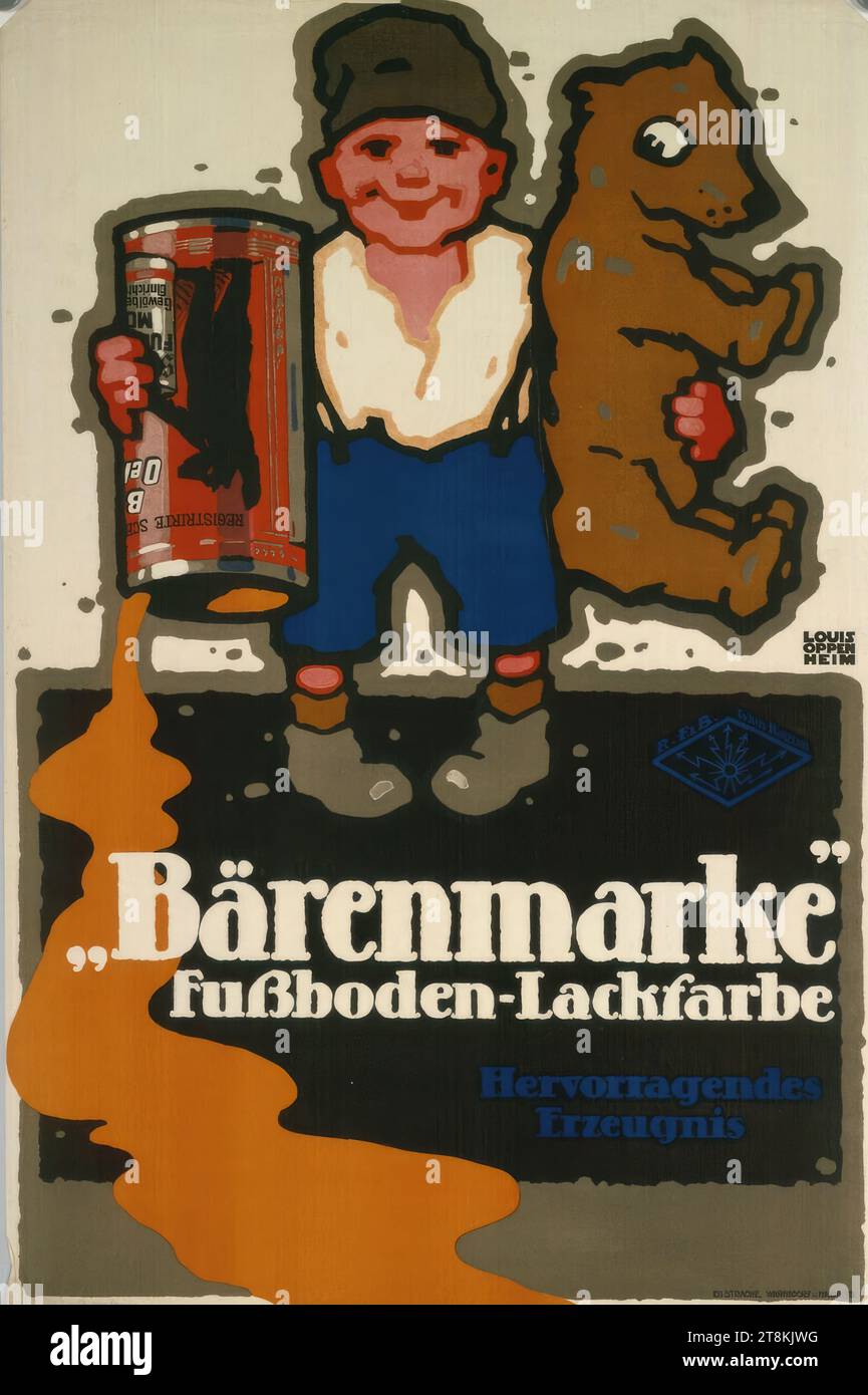 Bear Brand' floor paint color; Vienna, Louis Oppenheim, Coburg 1879 ...