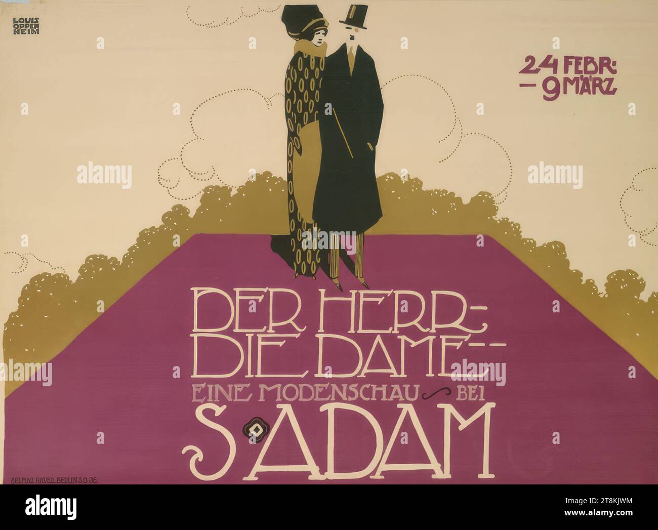 THE MR - THE LADY -- A FASHION SHOW AT S. ADAM, Louis Oppenheim, Coburg ...