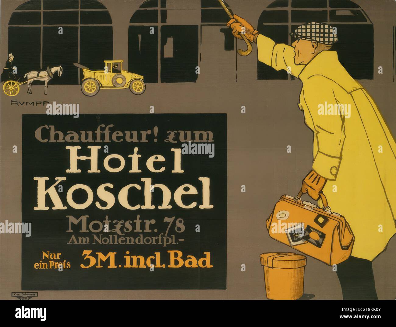 Hotel Koschel, Fritz Carl Georg Rumpf, Charlottenburg 1888 - 1949 ...