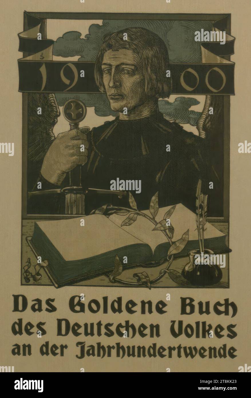 The Golden Book of the German People at the Turn of the Century, book ...