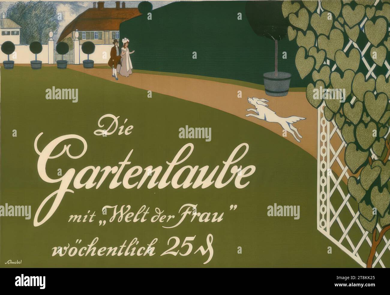 The gazebo with 'World of Women', Carl Schnebel, Germany, 1874 - after ...