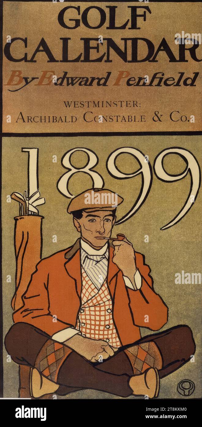 Golf calendar 1899 hi-res stock photography and images - Alamy
