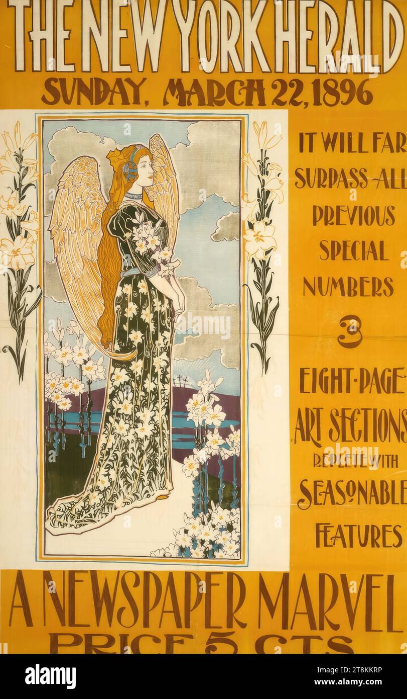 THE NEW YORK HERALD; SUNDAY, MARCH 22, 1896, Louis John Rhead, Great ...