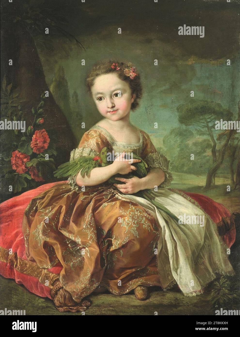 Van Loo, Louis Michel - Maria Luisa of Savoy Stock Photo - Alamy