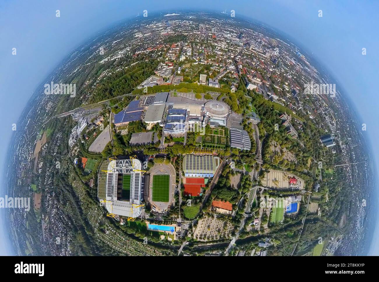 Aerial view, Bundesliga stadium Signal Iduna Park of BVB 09 Borussia ...