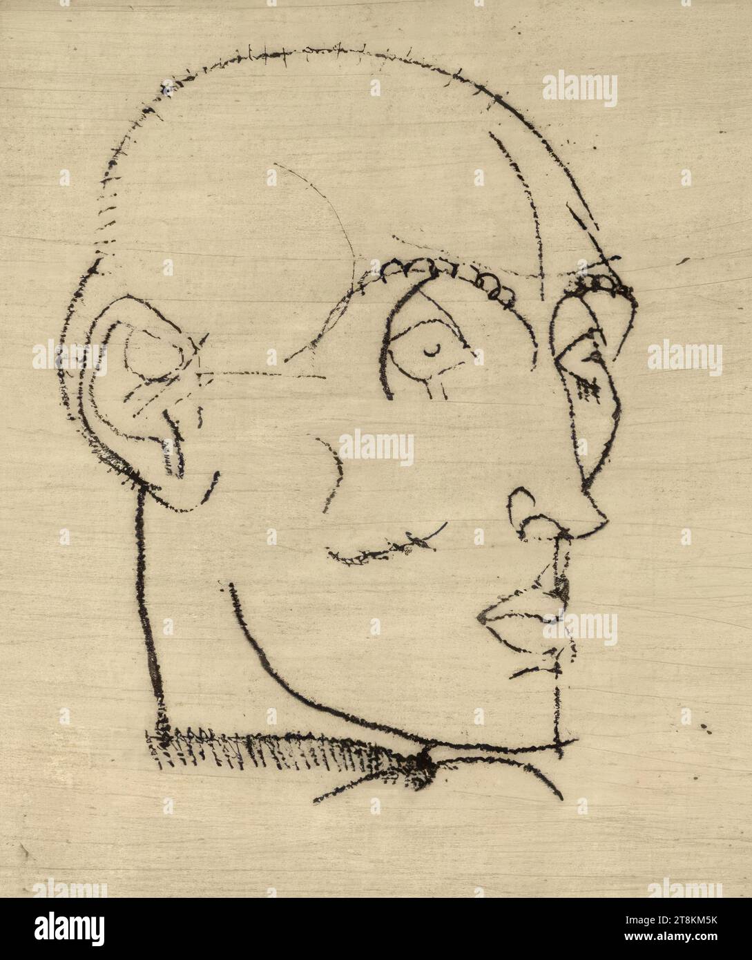 Male portrait, The graphic work of Egon Schiele, Egon Schiele, Tulln ...