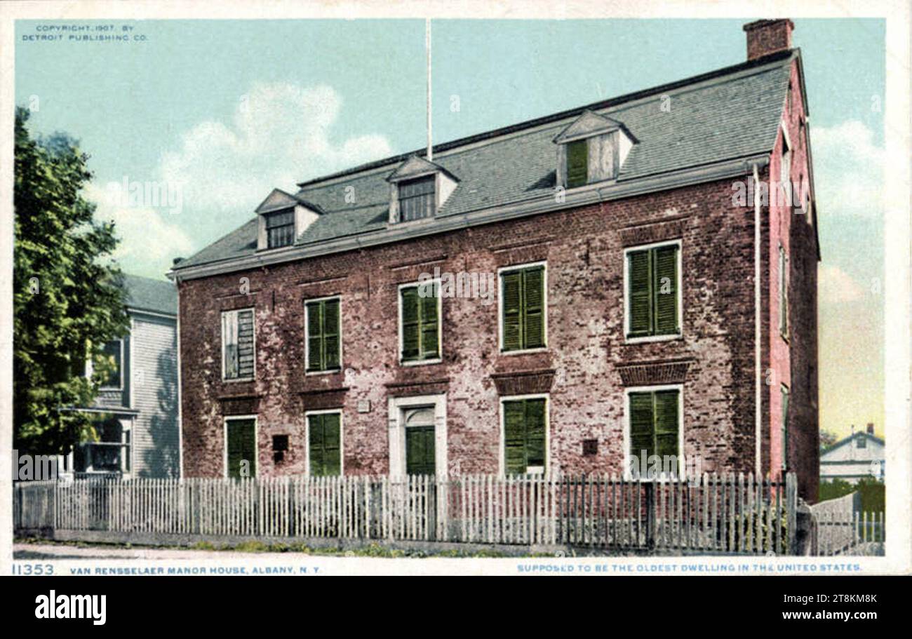 Van Rensselaer Manor House Stock Photo - Alamy