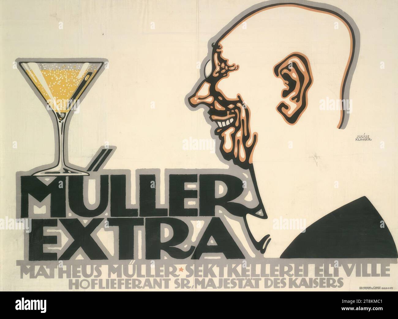 Muller extra mattheus muller sektwellerei eltville hi-res stock ...