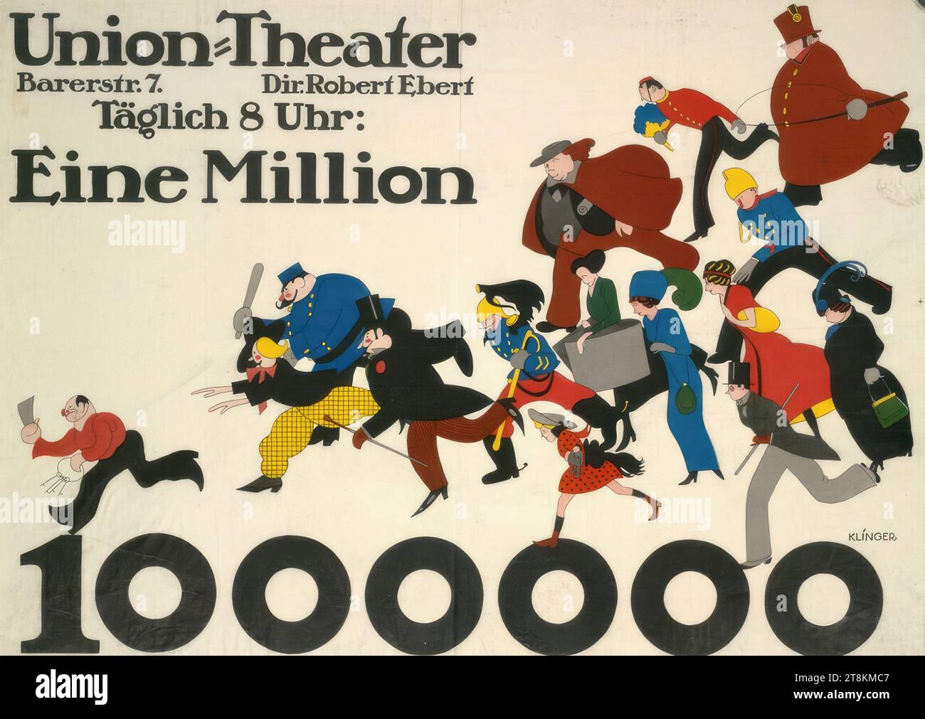 Union Theater; Barerstr. 7; Daily 8 a.m.: One Million, Julius Klinger ...