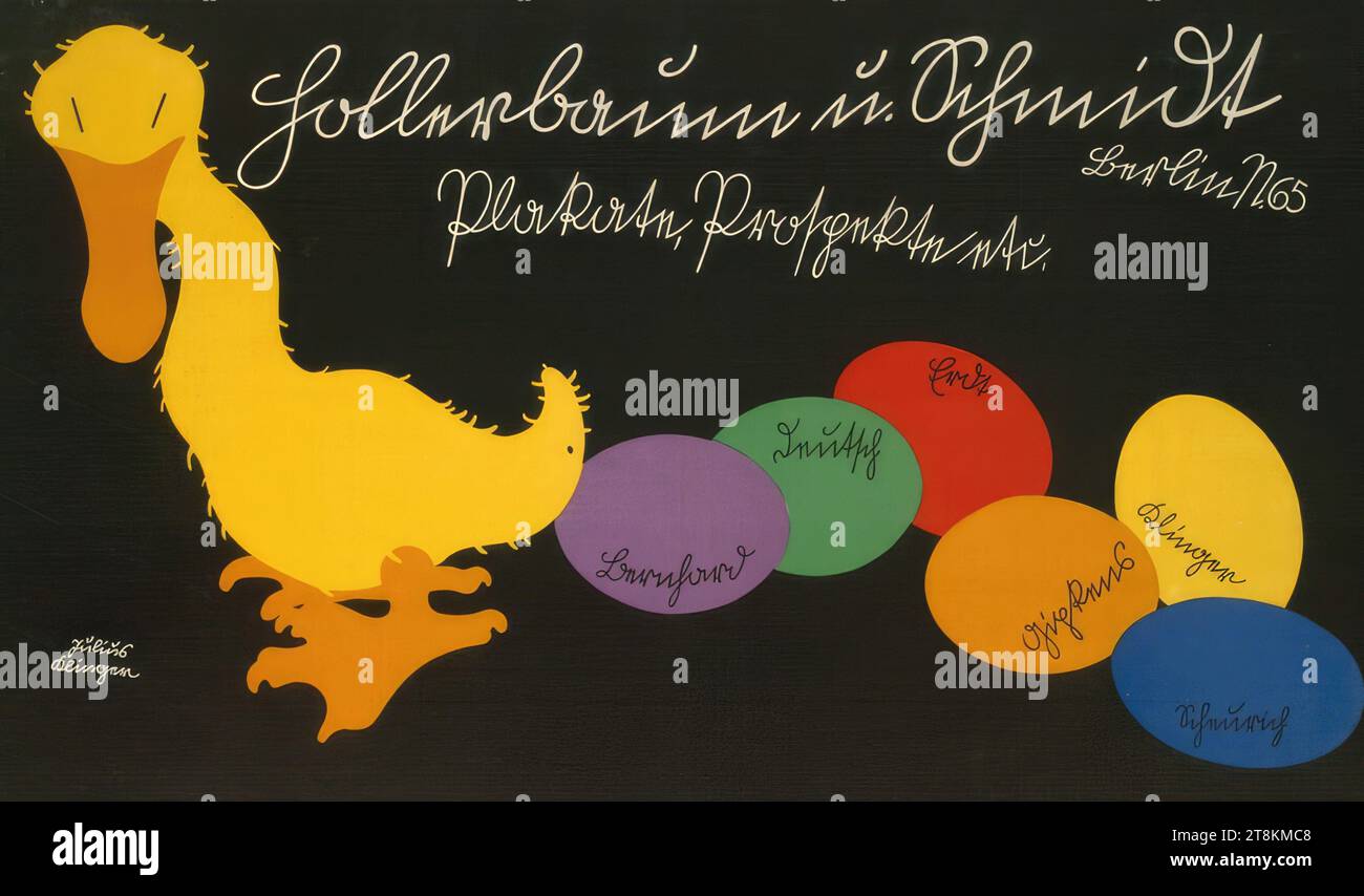 Hollerbaum and Schmidt; Berlin, Julius Klinger, Vienna 1876 - 1942 ...