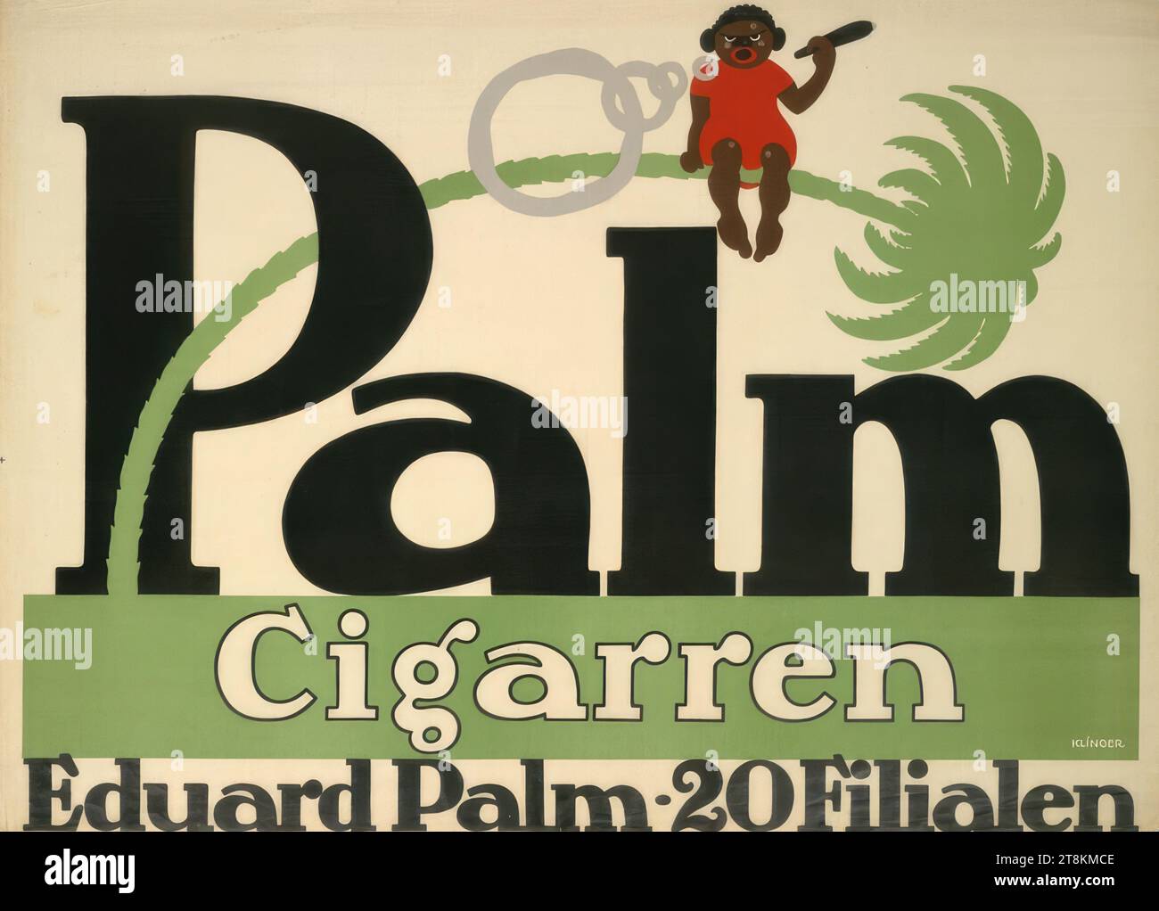 palm cigars; Eduard Palm - 20 branches, Julius Klinger, Vienna 1876 ...