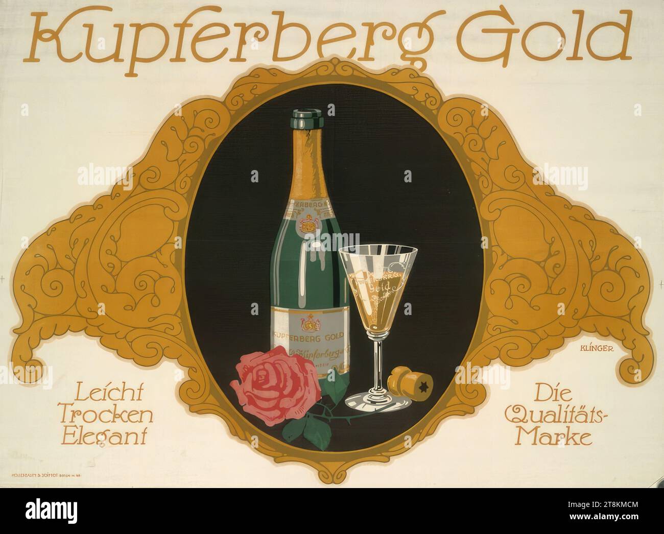 Kupferberg Gold, Julius Klinger, Vienna 1876 - 1942, Deported to Minsk ...