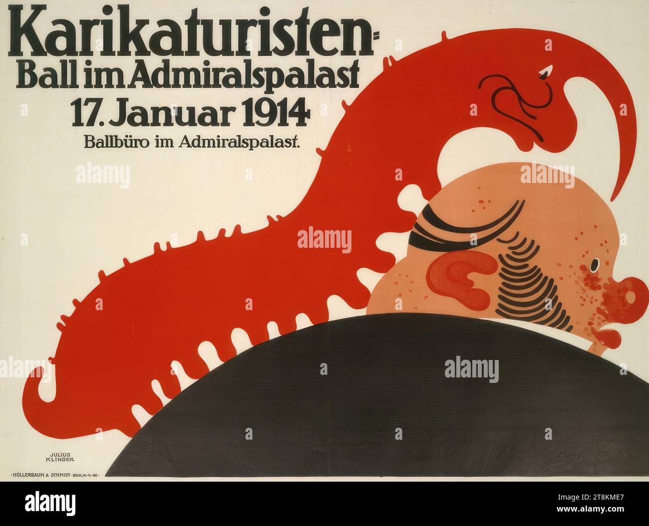 Cartoonists' Ball in the Admiral's Palace; 1914, Julius Klinger, Vienna 1876 - 1942, Deported to ...