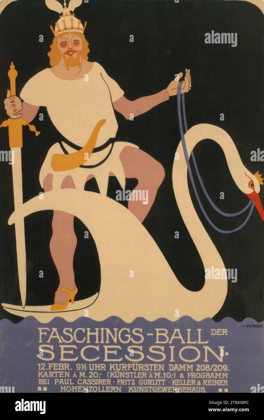 CARNIVAL BALL OF THE SECESSION, Julius Klinger, Vienna 1876 - 1942 ...