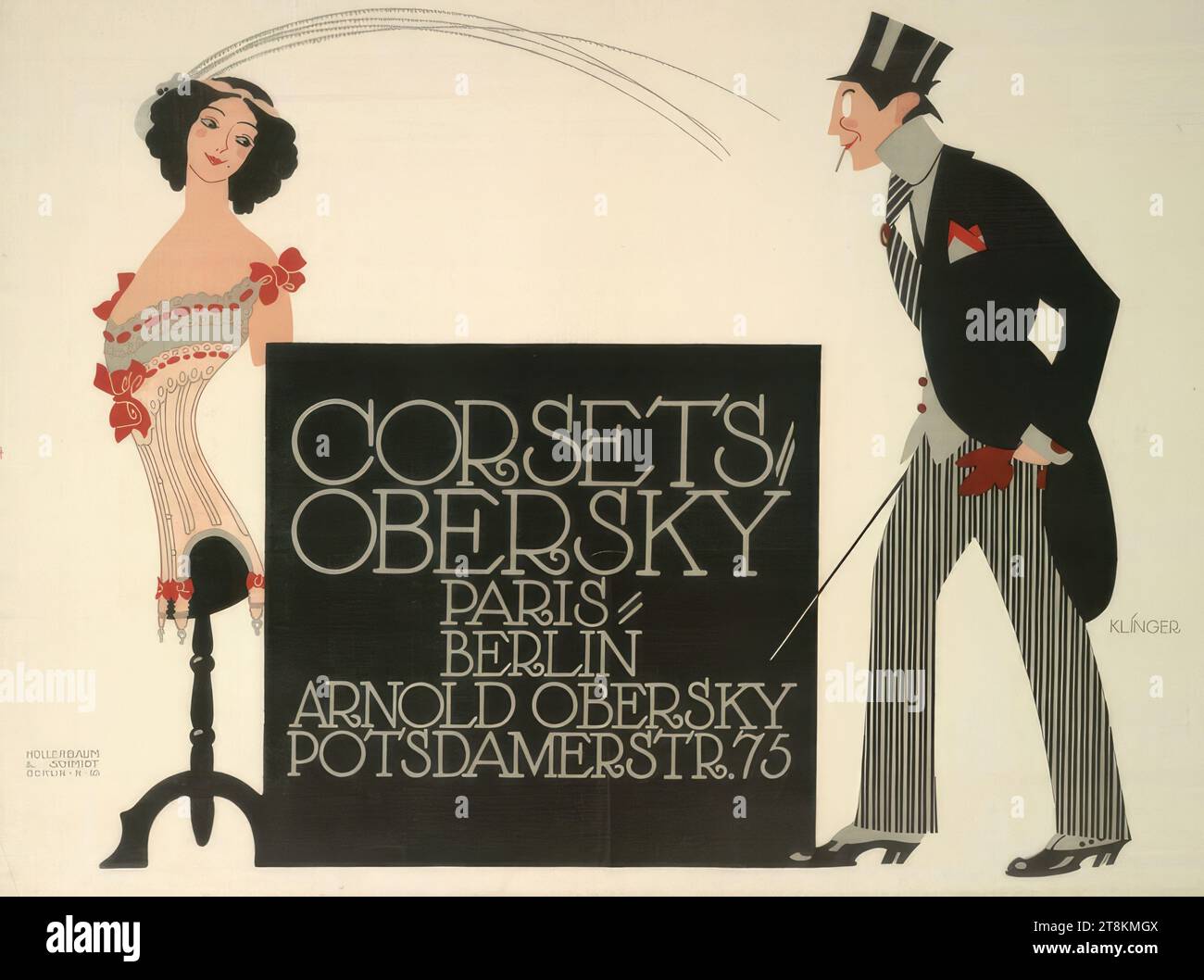 CORSETS OBERSKY; PARIS-BERLIN, Julius Klinger, Vienna 1876 - 1942 ...
