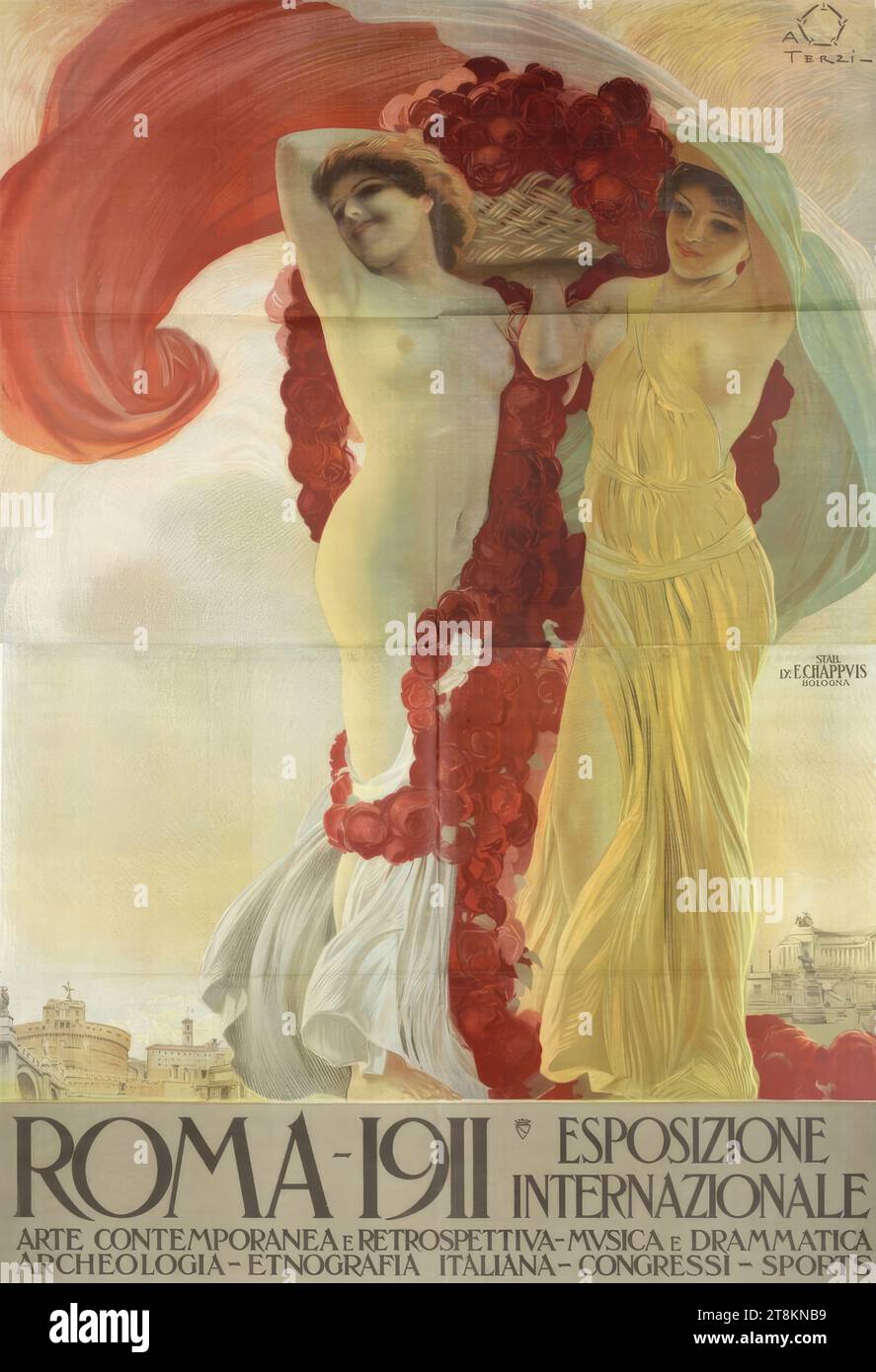 ESPOSIZIONE INTERNATIONALE; ROMA 1911, Aleardo Terzi, Palermo 1870 ...