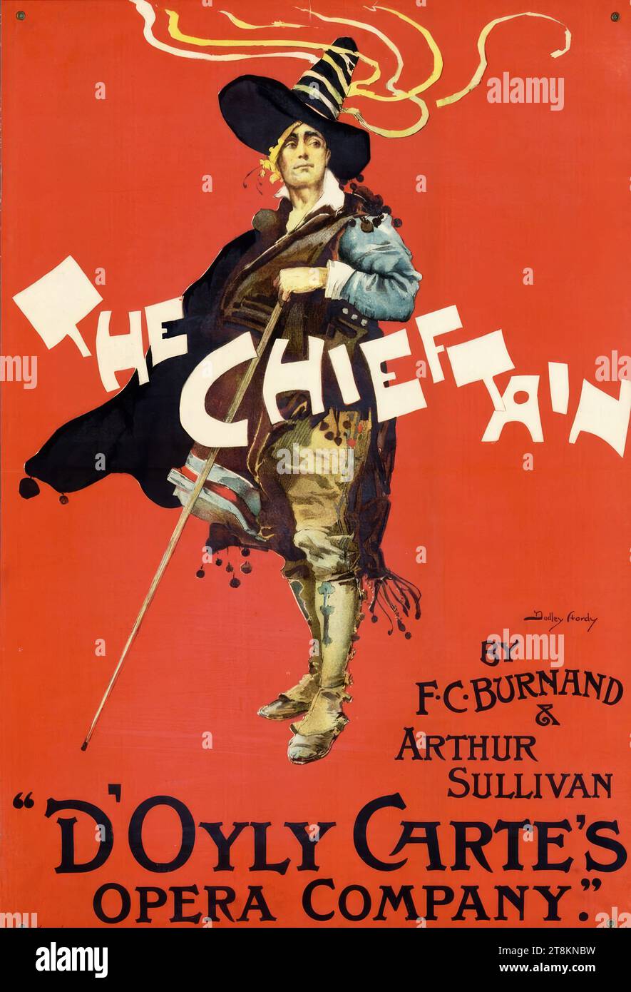 THE CHIEFTAIN; D'OYLY CARTE'S OPERA COMPANY., Dudley Hardy, Great ...