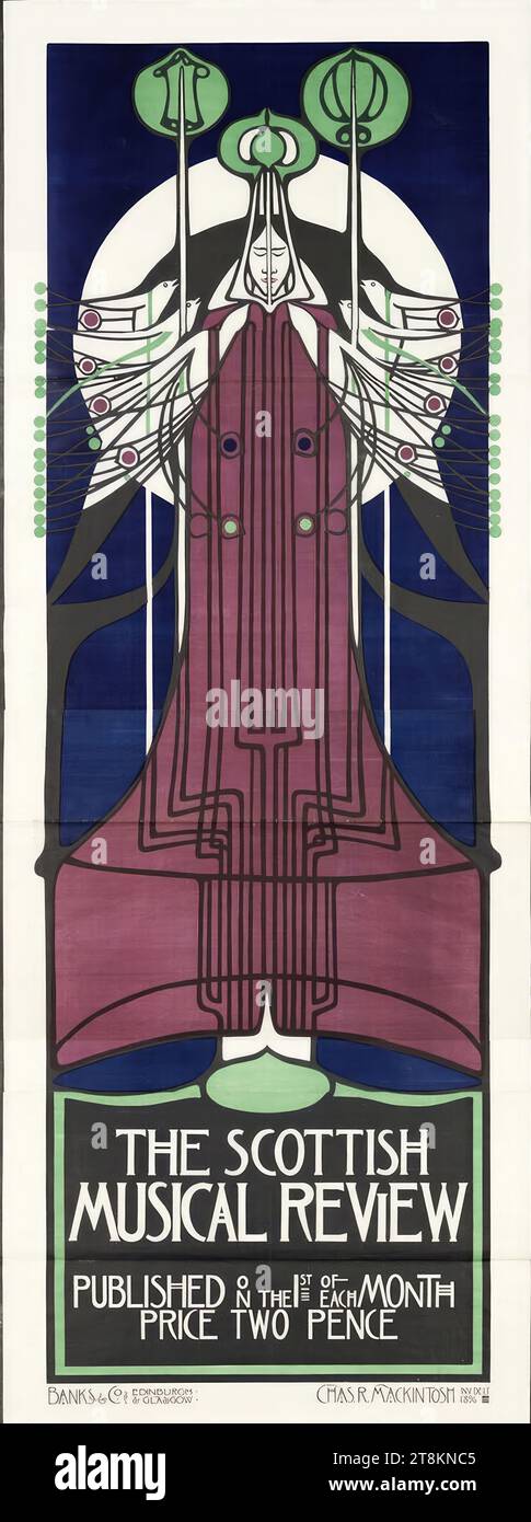 THE SCOTTISH MUSICAL REVIEW, Charles Rennie Mackintosh, Great Britain ...