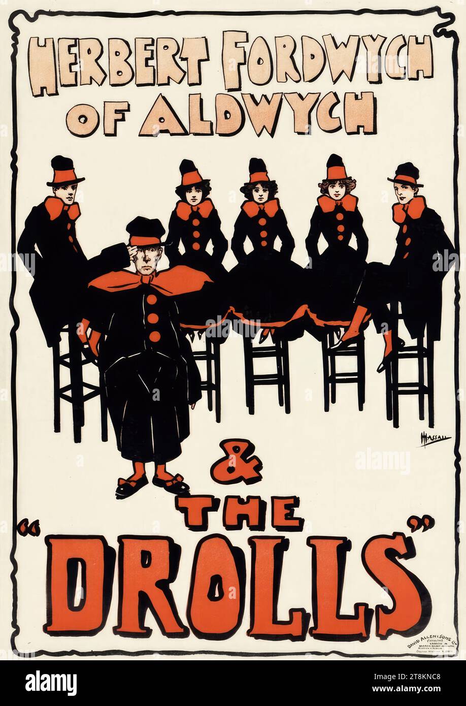 HERBERT FORDWYCH OF ALDWYCH & THE DROLLS, John Hassall, Walmer 1868 ...