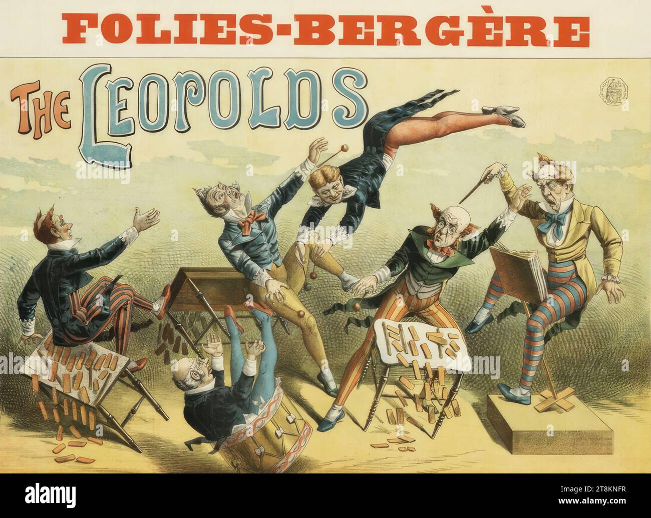THE LEOPOLDS; FOLIES-BERGÈRE, Tom Merry, Great Britain, around 1852 ...