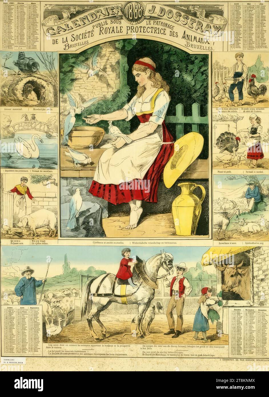 Calendar 1886 hi-res stock photography and images - Alamy