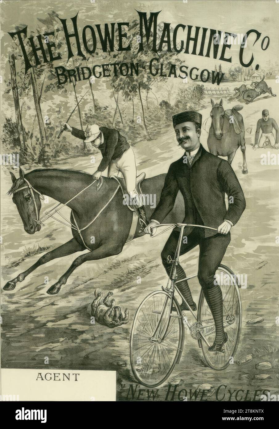 THE HOWE MACHINE CO. BRIDGETON-GLASGOW, Anonymous, around 1890, print ...