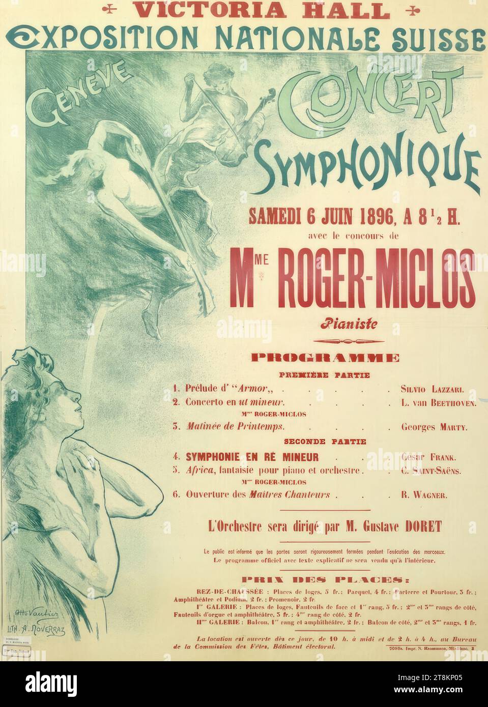 VICTORIA HALL; EXPOSURE NATIONAL SUISSE; GENEVA; CONCERT SYMPHONIQUE ...