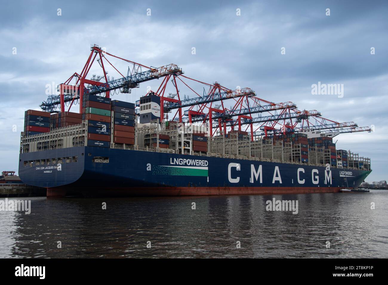 Hamburg, Germany 17 March 2023, The “CMA CGM Jacques Saade” is the ...