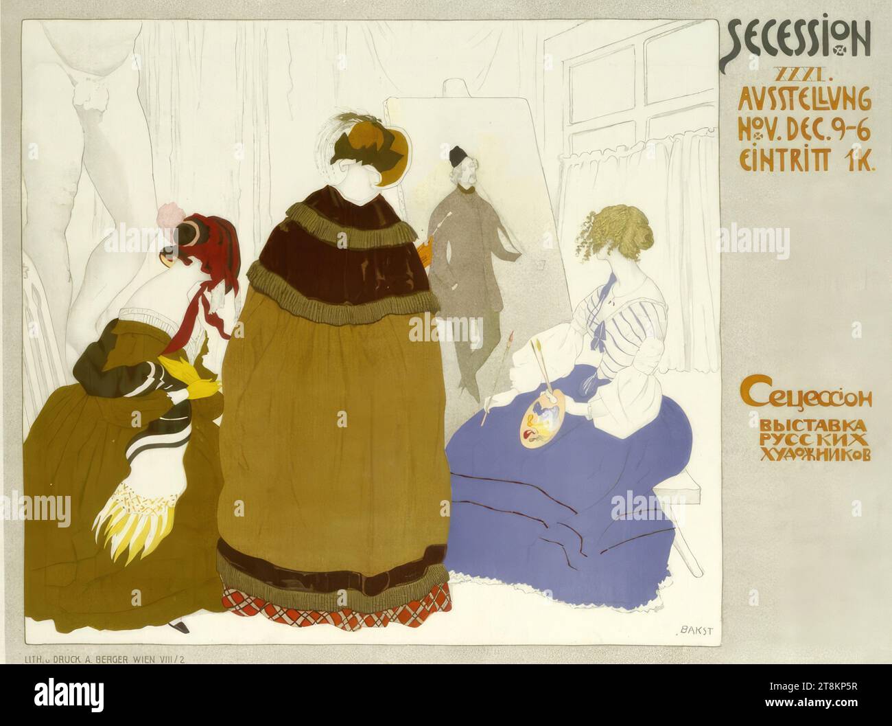 SECESSION; XXXI. EXHIBITION, Léon Bakst, Grodno 1866 - 1924 Rueil ...