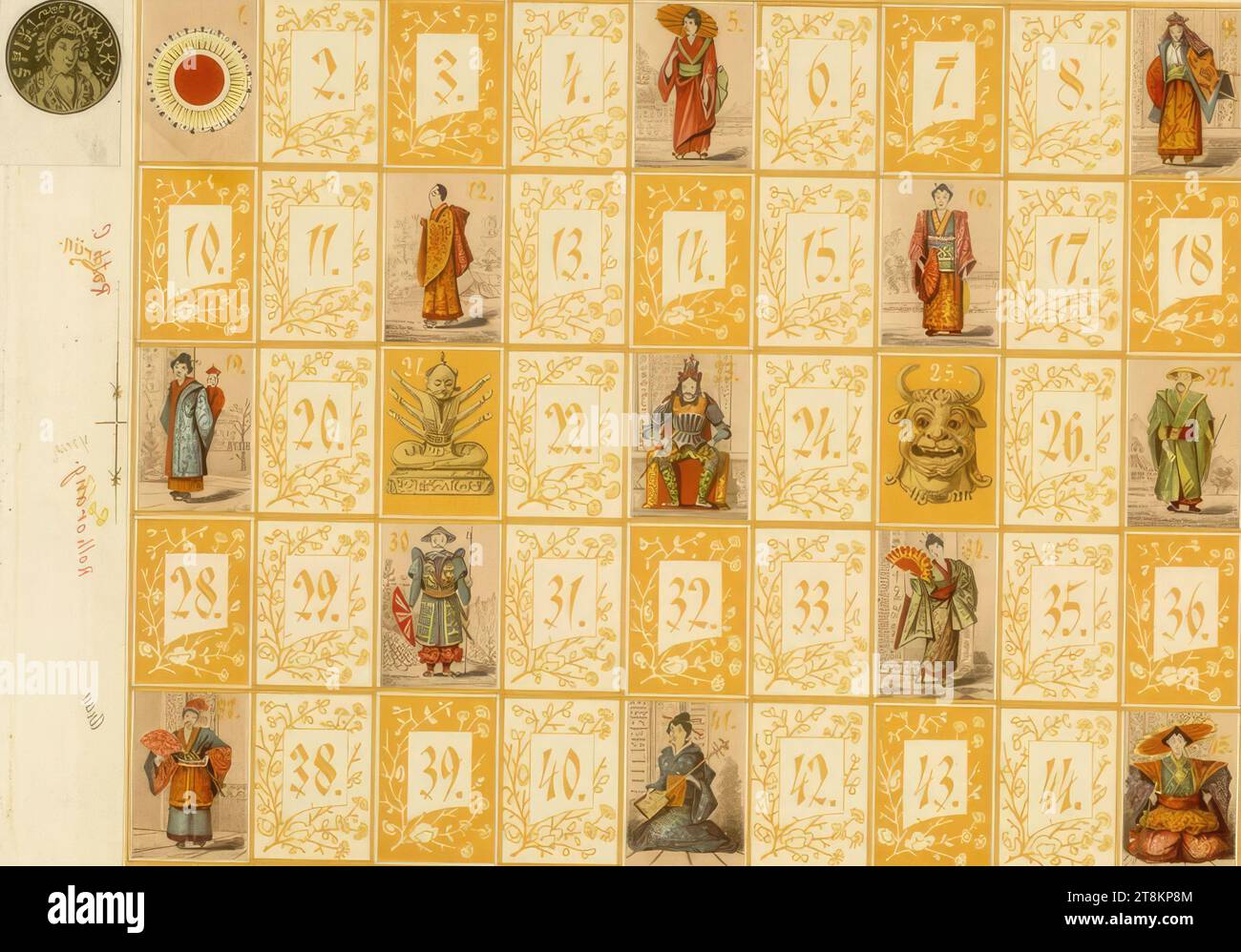 Japanese board game, Anonymous, around 1900, print, color lithograph ...