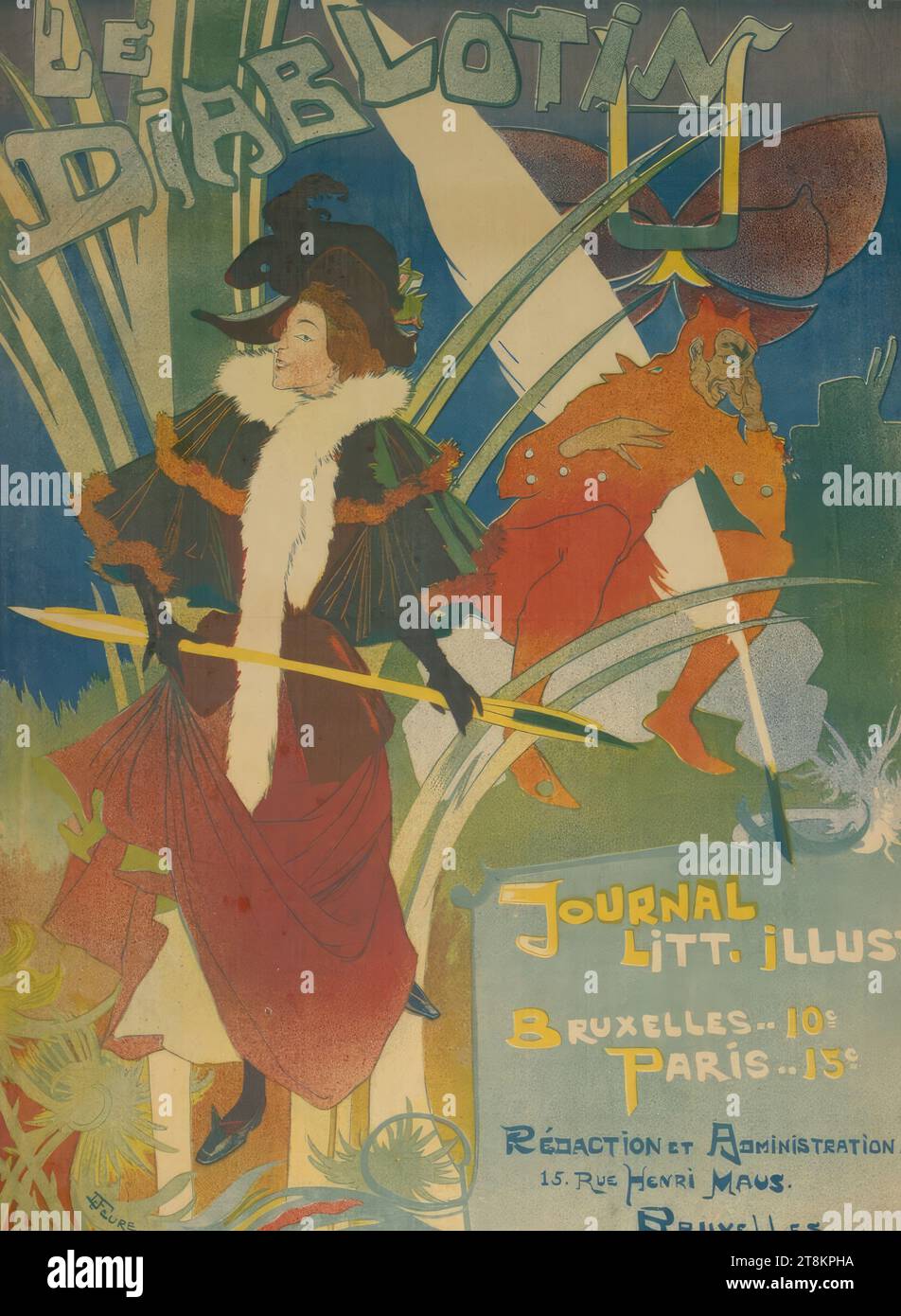 LE DIABLOTIN; JOURNAL LITT. ILLUST., Georges de Feure, France, 1868 ...