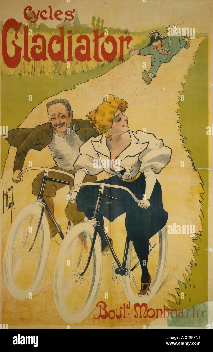Cycles Gladiator, Ferdinand Misti, France, 1865 - 1922, 1923?, 1895 ...