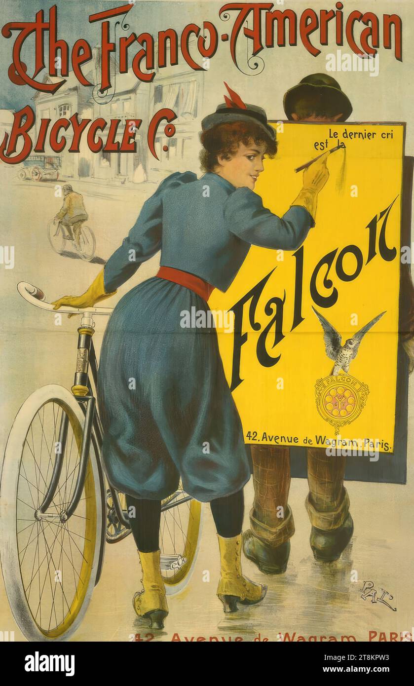 The Franco-American BICYCLE CO.; Falcon, Jean de Pal, France, 1860 ...