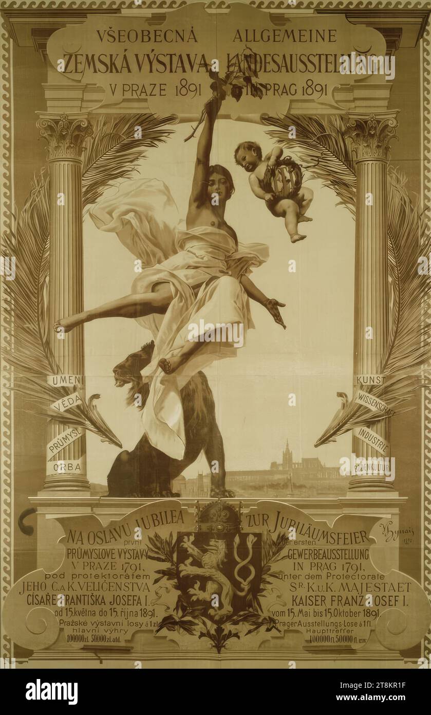 GENERAL STATE EXHIBITION IN PRAGUE 1891, Vojtech Hynais, Vienna 1854 ...
