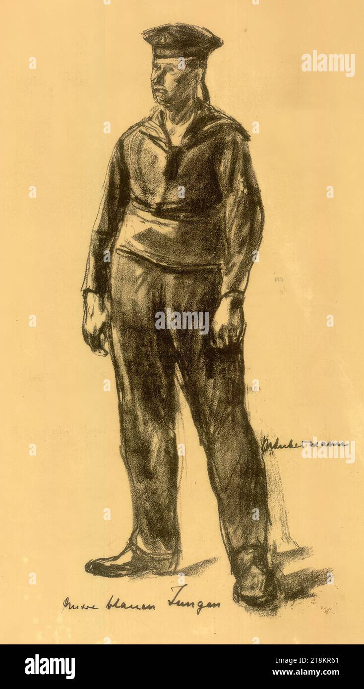 Sailor, Our Blue Boys, Max Liebermann, Berlin 1847 - 1935 Berlin ...